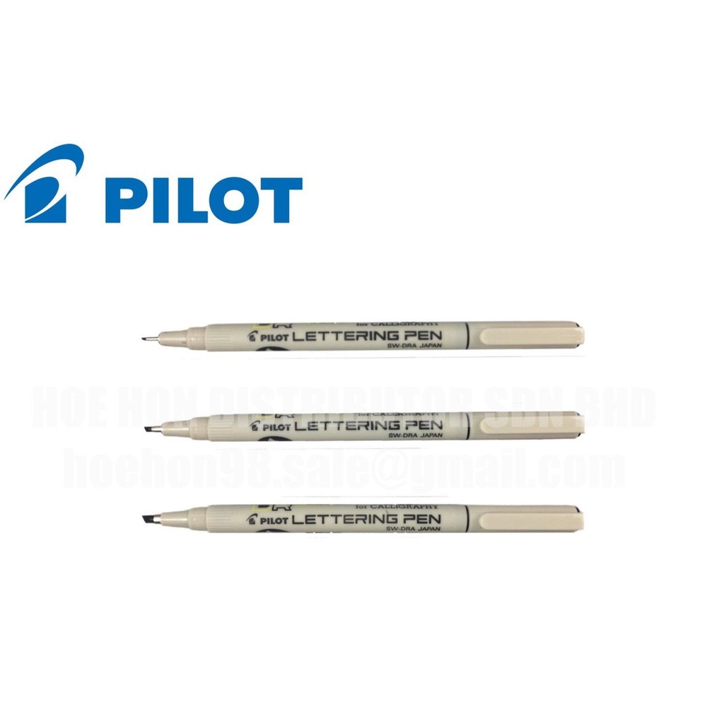 Pilot Lettering Calligraphy Jawi Pen 10 20 30 / 1.0mm 2.0mm 3.0mm ...
