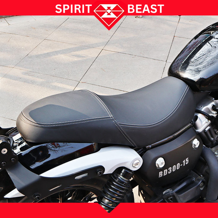 Motorcycle Seat for QJMOTOR SRV250 Comfort Double Seat Cushion Wider ...