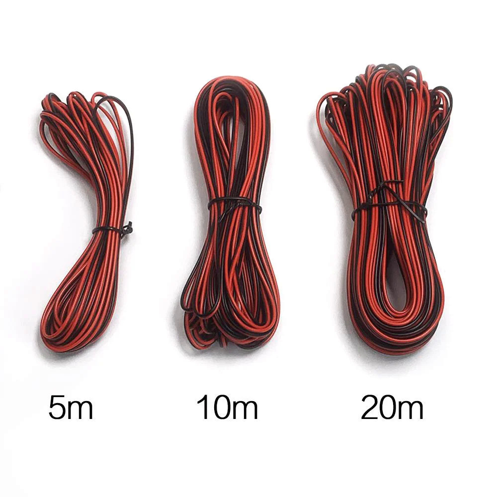 5m/10m/20m 2 PIN LED connection cable Extension Wire Cable for WS2812 ...