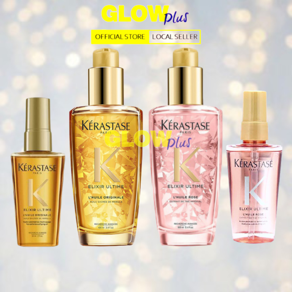 KERASTASE ELIXIR ULTIME L'HUILE ORIGINAL HAIR OIL / ROSE HAIR OIL ...