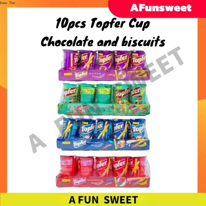 Topfer Crunchy Sticks[Chocolate / Hazelnut Chocolate / Milk & Chocolate ...