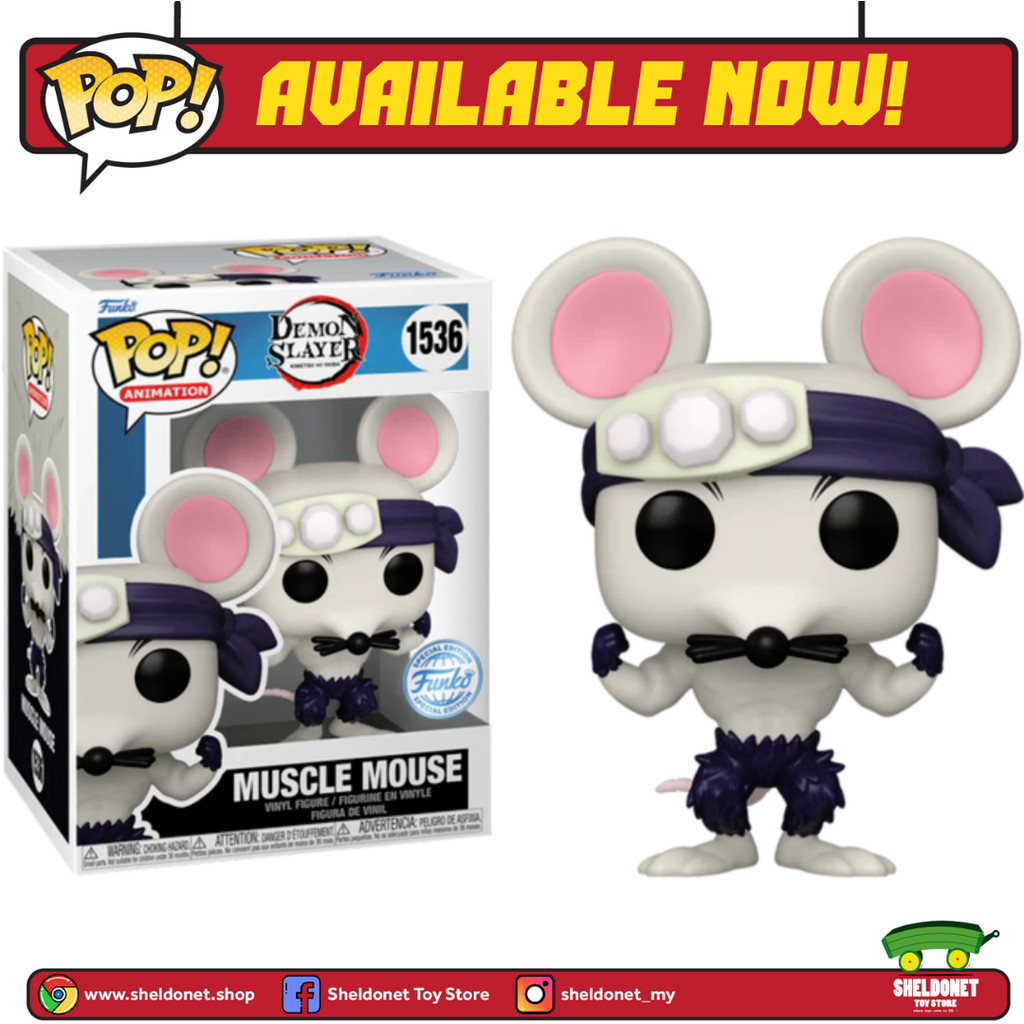 Funko Pop! Animation: Demon Slayer - Muscle Mouse [Exclusive] | Shopee ...