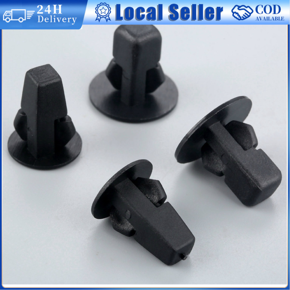 50/100 Pcs Bumper Inner Fastener Clip Car Push Pin Rivet Front Rear ...