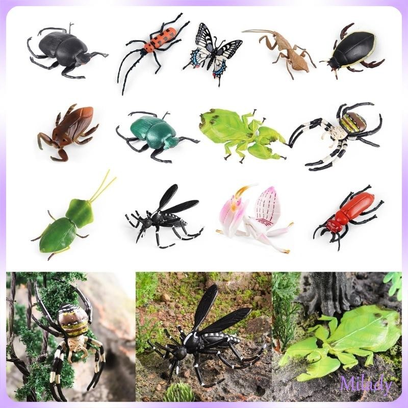 Milady Animal Insect Model Prank Toy Early Education Cognitive Children ...