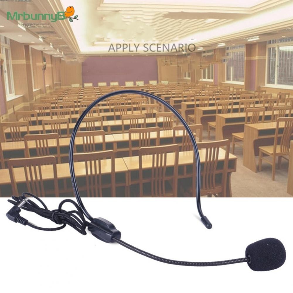Headset Microphone 3.5mmm Head-mounted Wired Microphone Headset New ...