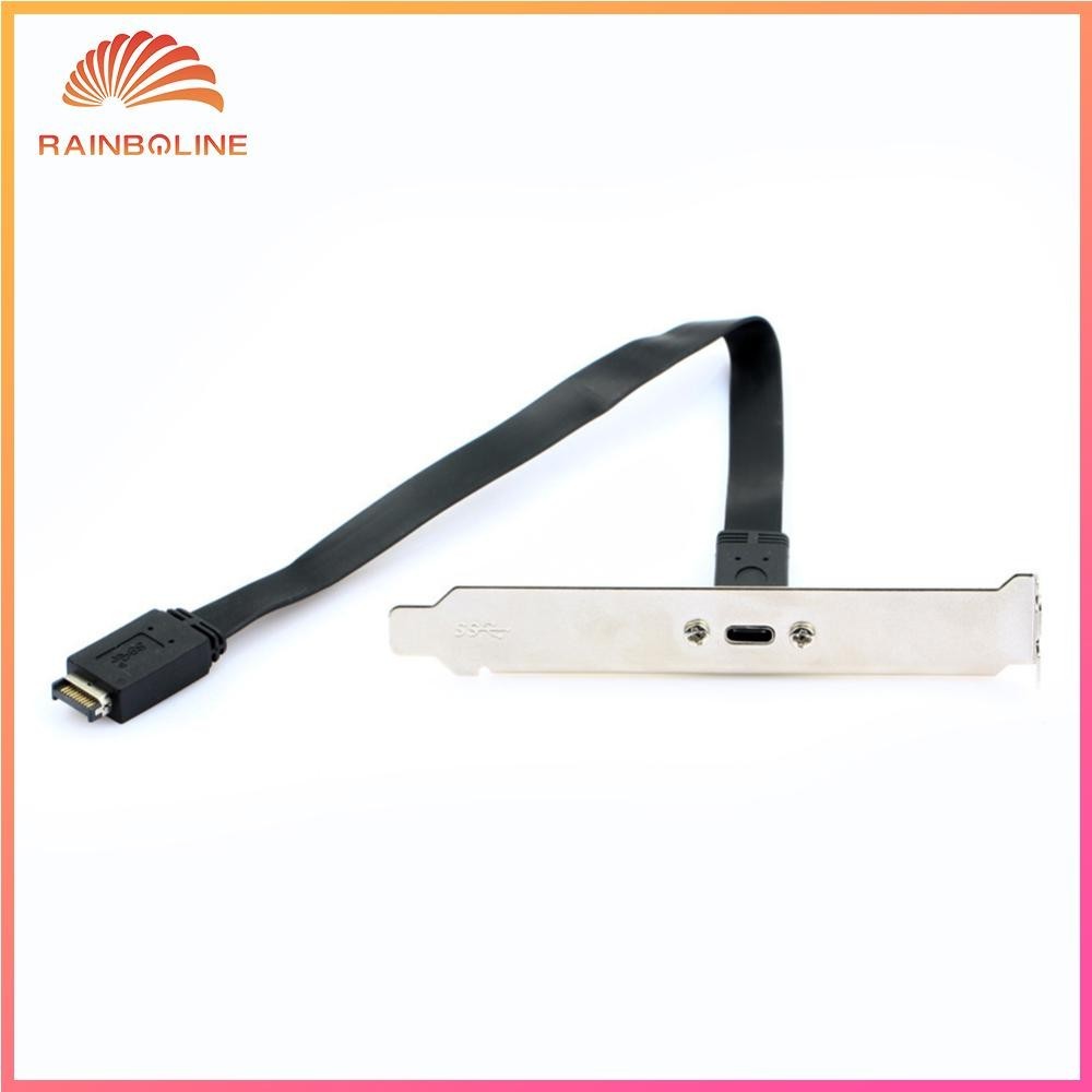 Rain USB 3.1 Front Panel Header Type E Male To USB-C Type C Female ...