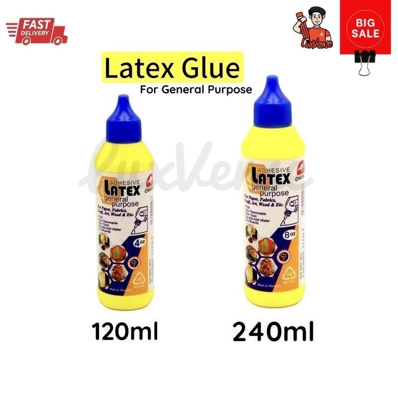 Chunbe Latex Glue in Easy Carry Bottle (4oz/120ml) 1121 LT 🔥ReadyStock🔥 | Shopee Malaysia