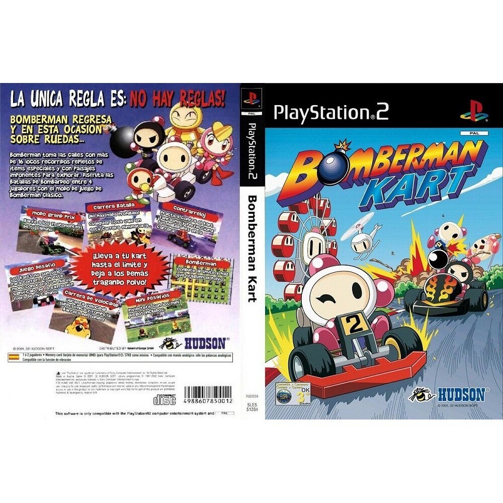 （PS2 Games CD DVD）PS2 Bomberman Kart (CD Game) | Shopee Malaysia