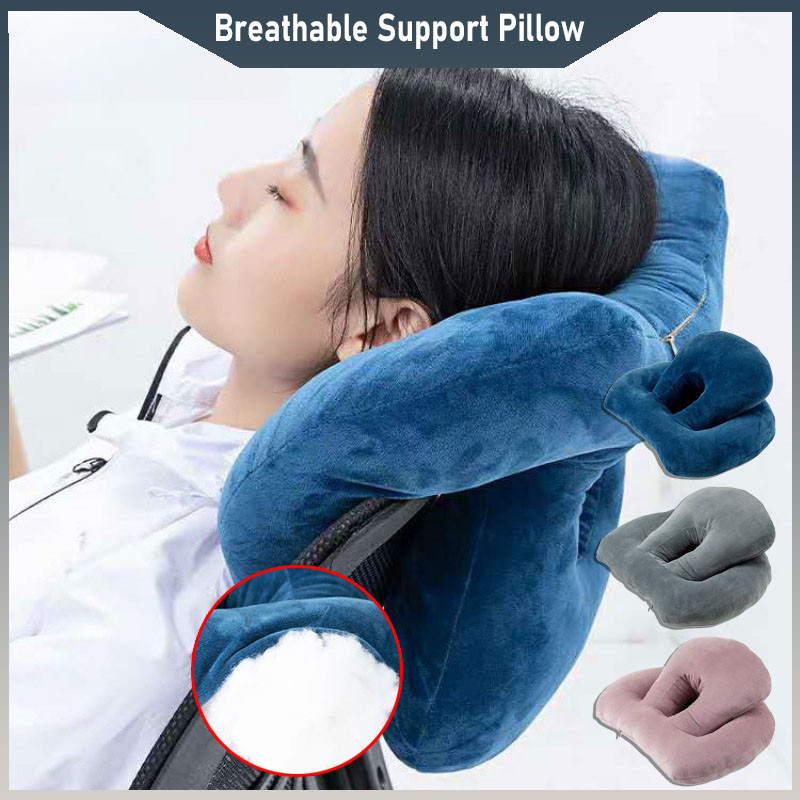 Nap Sleeping Pillow Soft Pillow Lunch Break Soft Breathable Support ...