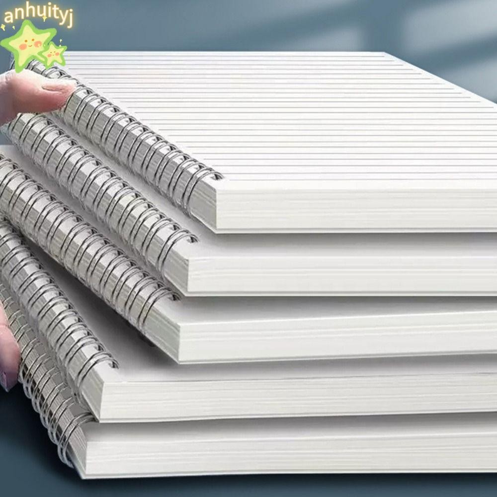 LANJ Coil Notebook, A5/B5/A4 80Sheets Spiral Notebook, Multifunctional ...