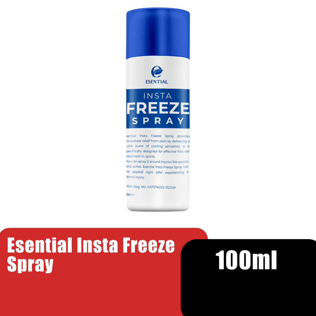 Esential Insta Frezee Spray as Pain Relief Spray Cramp/ Muscle Spray ...