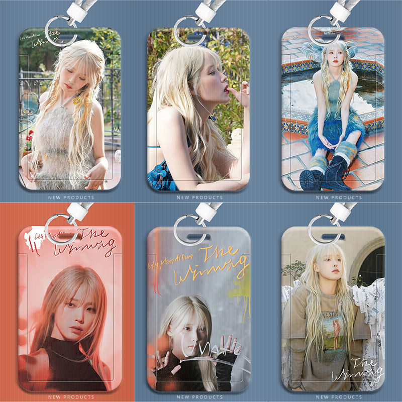 Hot Sale IU Li Zhien Merchandise Student Slide Card Holder Food Card ...