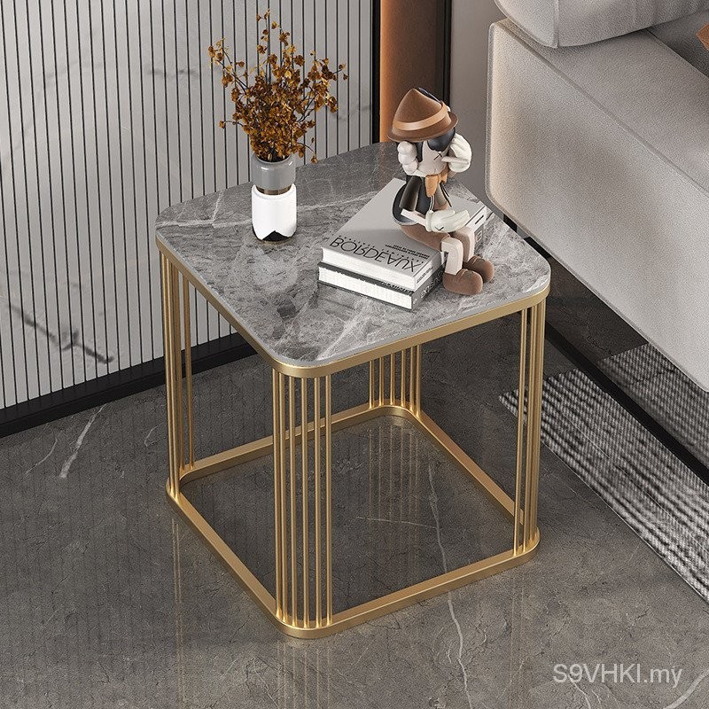Italian Minimalist Light Luxury Corner Table Side Table Slate Small ...