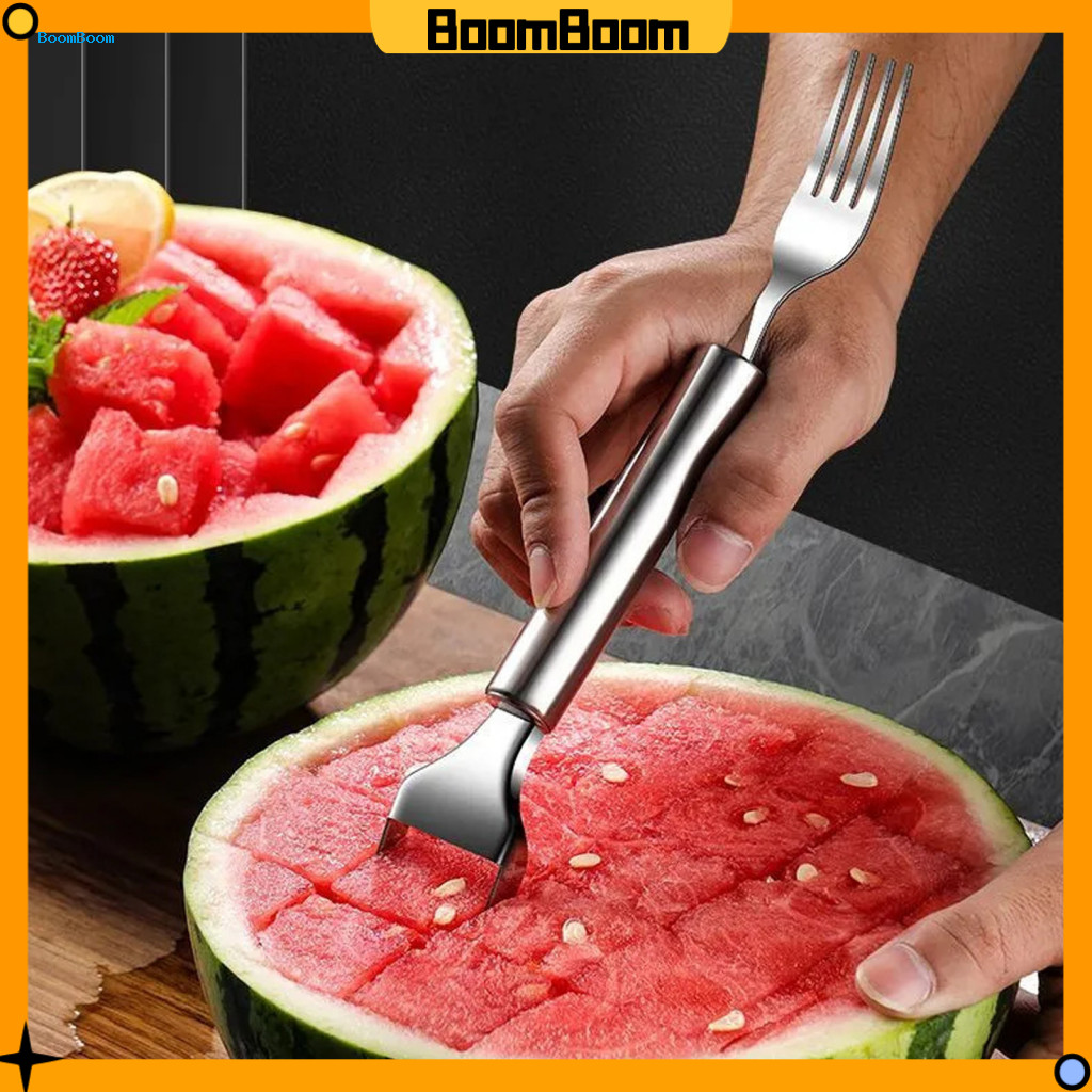 BoomBoom Round Fork Head Corrosion-resistant Fork 2-in-1 Stainless ...