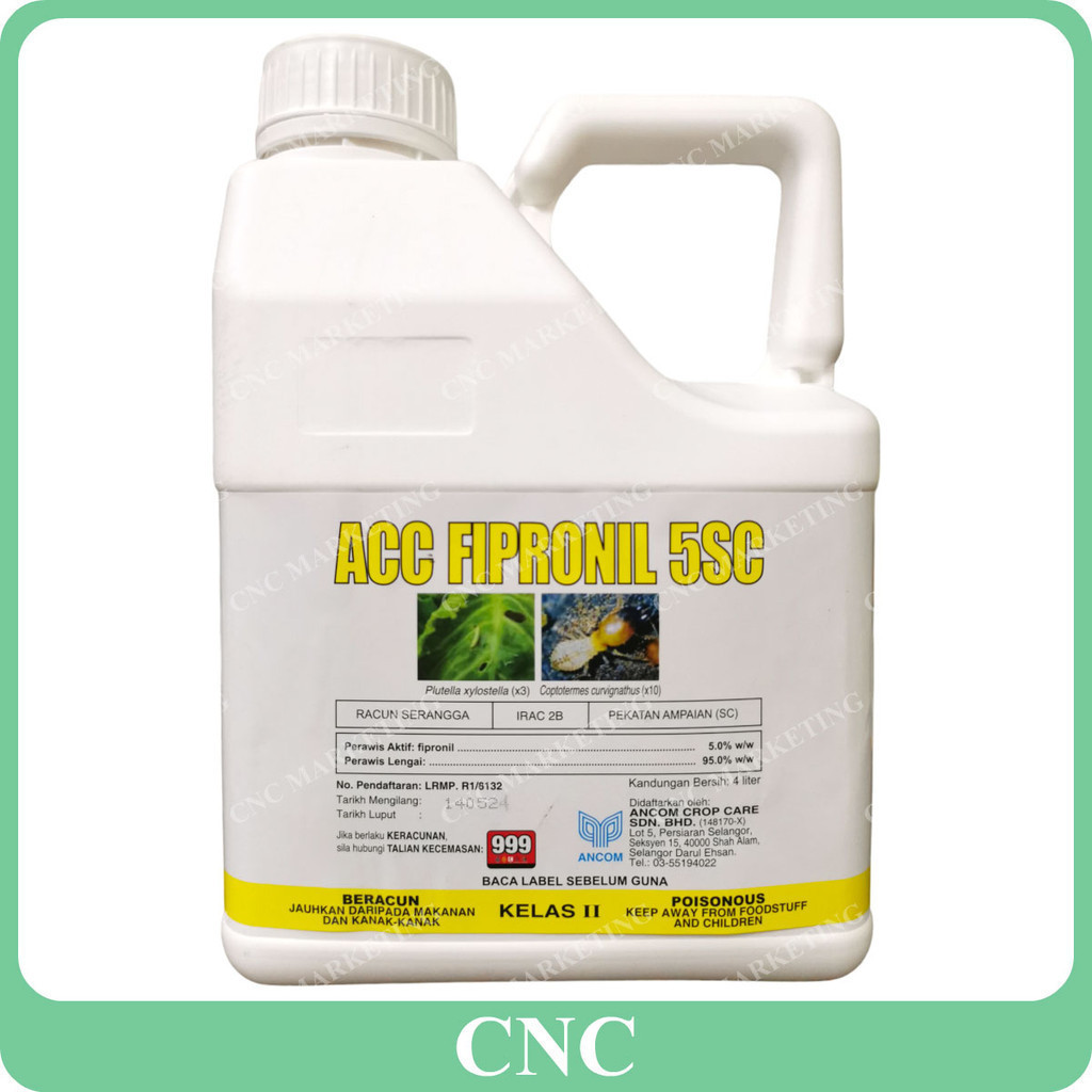 4L ACC Fipronil 5SC 5% Ancom Racun Serangga Insecticide Anai-Anai ...