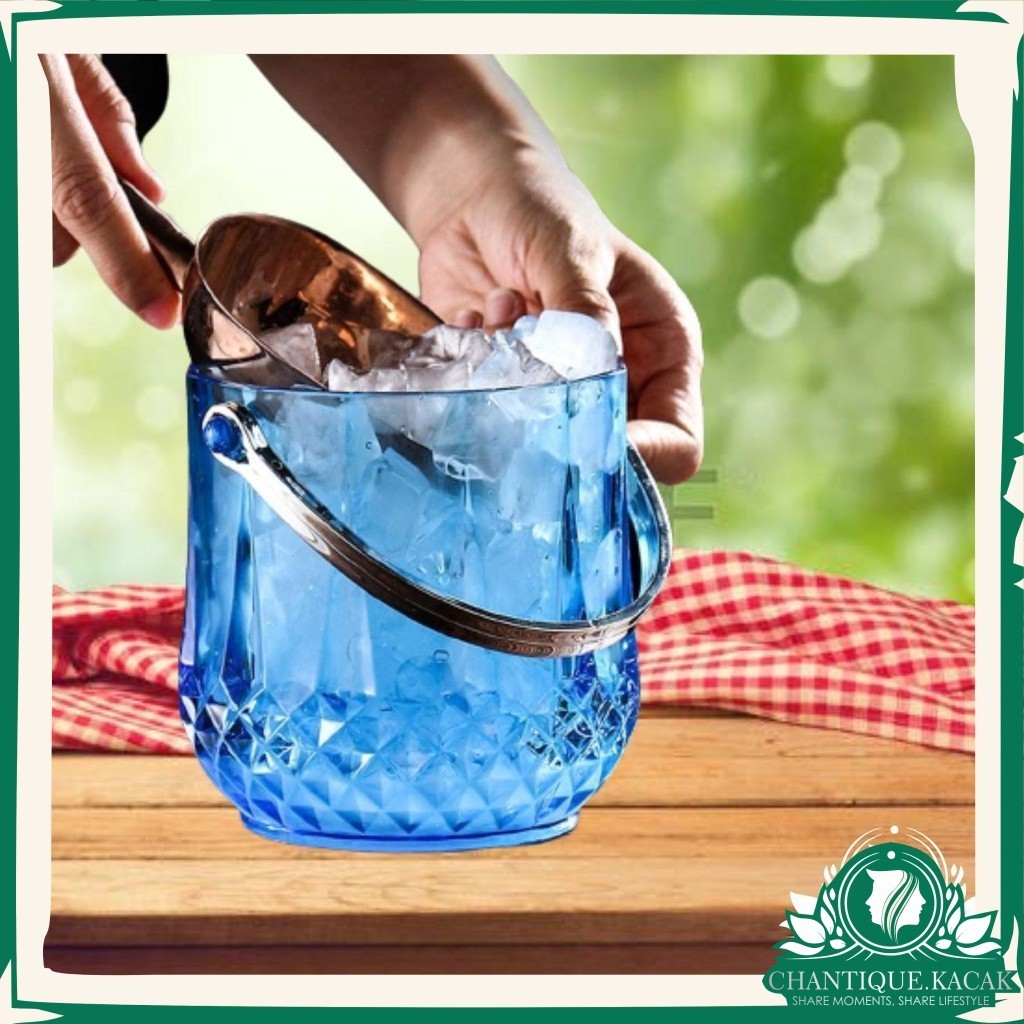 [ CK ] Storage Ice Bucket Diamond Drink Portable Handheld Bottle ...