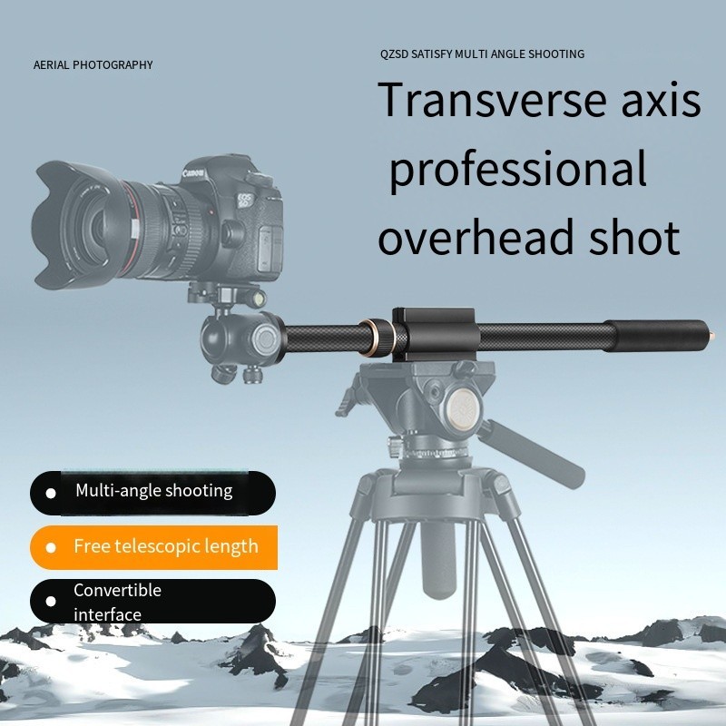 Lightweight Era Carbon Fiber Two-section Telescopic Pan/tilt Horizontal ...