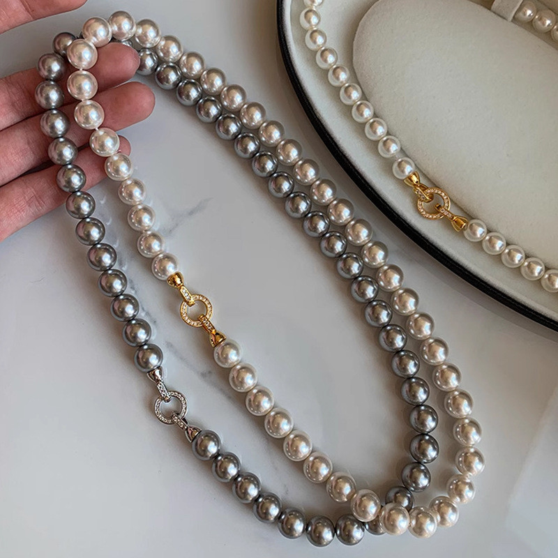 2024 New Shijia Pearl Necklace Women's Versatile Premium Sense Niche ...