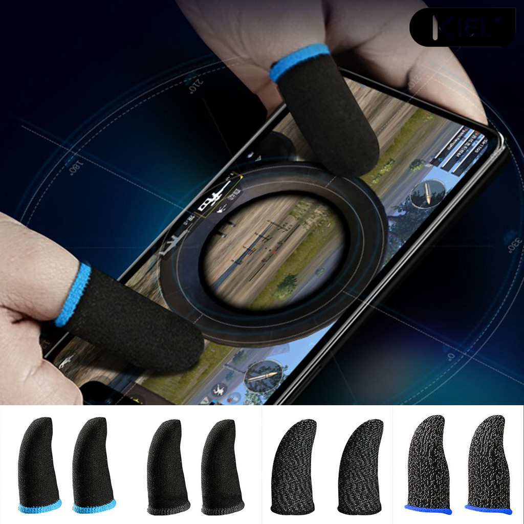 [KL]Gaming Finger Gloves Touch Screen Anti-pilling Lightweight Washable ...