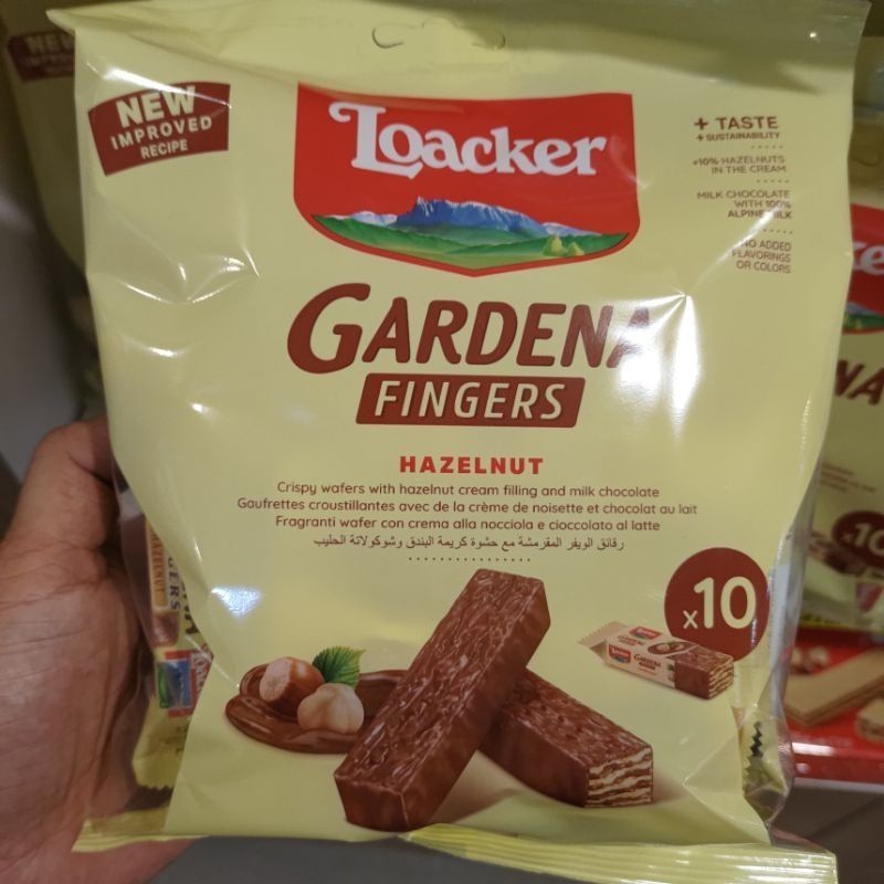 Loacker Crispy Wafer Gardena Fingers 125gm ITALY 💯original | Shopee ...