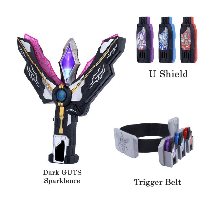 Ultraman Trigger DARK GUTS Sparklence GUTS Hyper Key Trigger Belt ...