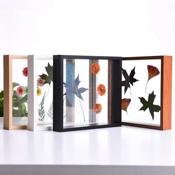 frame gambar hiasan dinding ruang tamu Bingkai foto kaca telus dua sisi ...