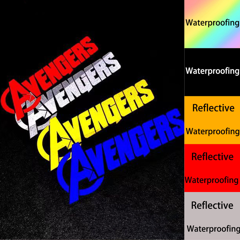Avengers Unique Simple Decal Marvel Fun Decal Laser Engraving Decal ...