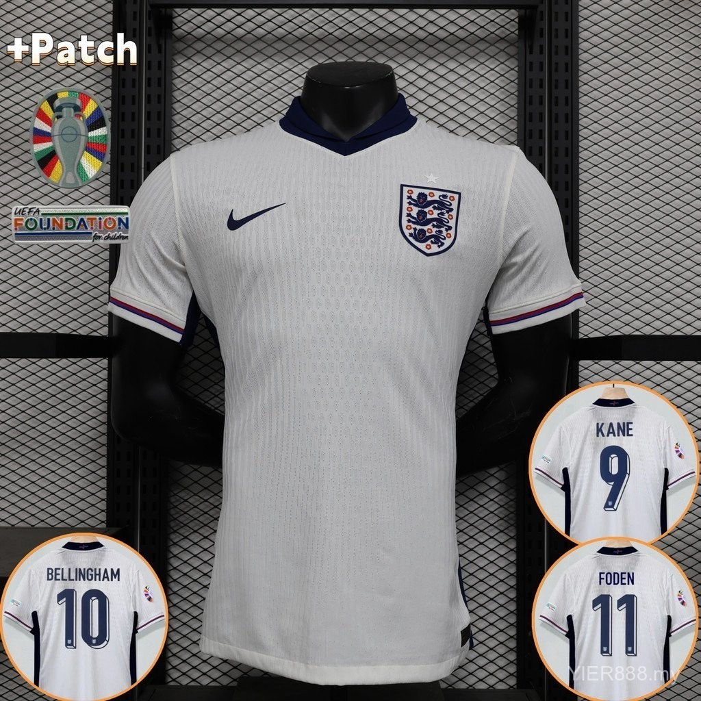 24-25 Player Edition | England National Team Home Customizable Football ...