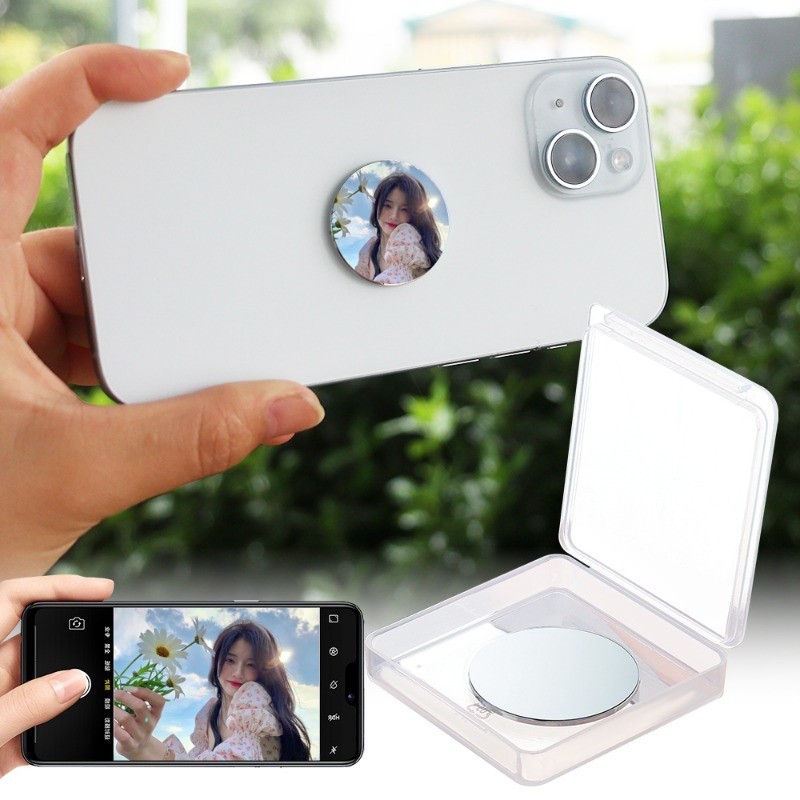 Self-adhesive Phone Selfie Mirror - For Wide Angle Vlogging Video ...