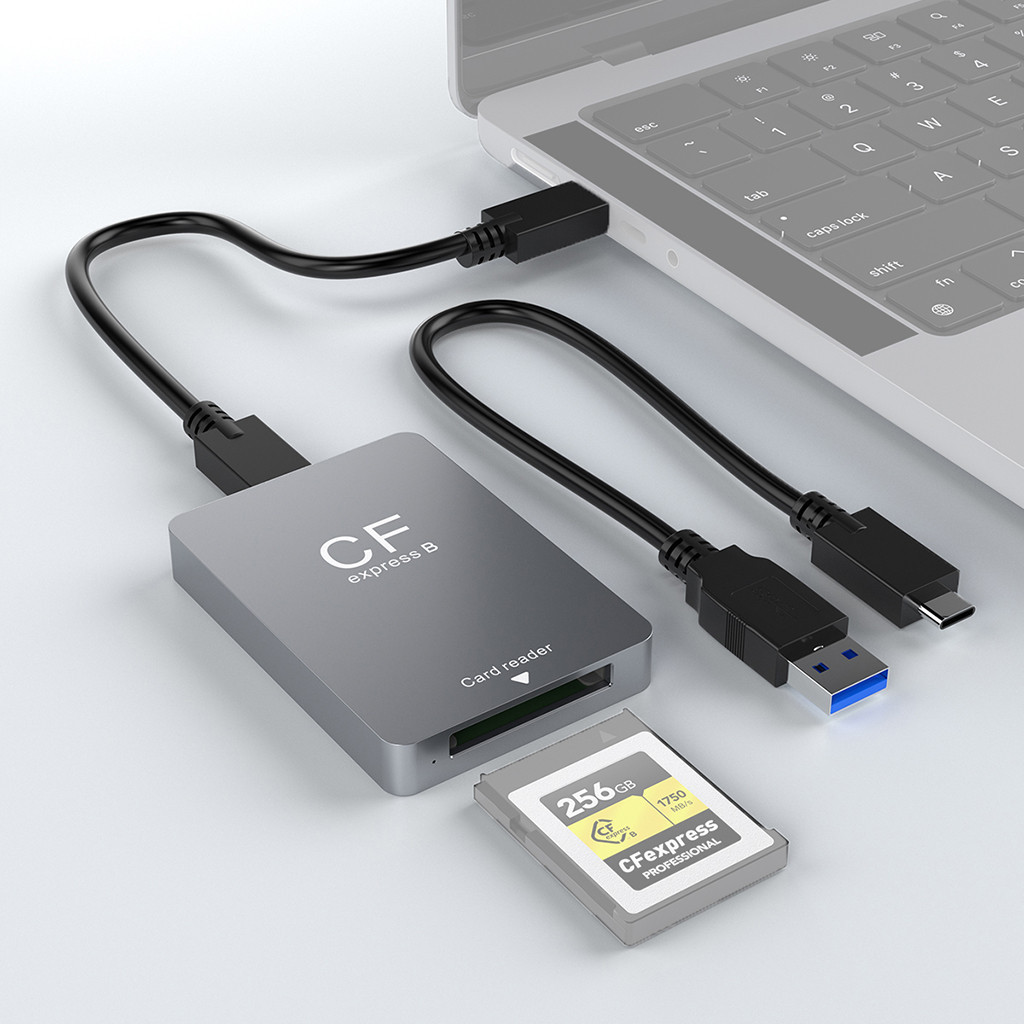 CR350 Aluminium Alloy USB C CFexpress Type B Card Reader CF Memory Card ...