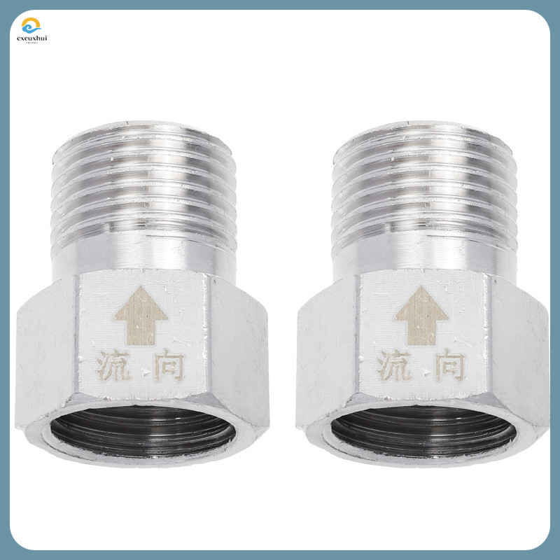2 Pcs Anti-backwater Check Valve Toilet Non-return Valves Copper One ...
