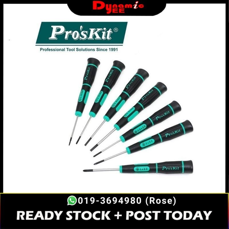 PRO'SKIT 7 Piece Electronic Screwdriver Set SD-081A | Shopee Malaysia