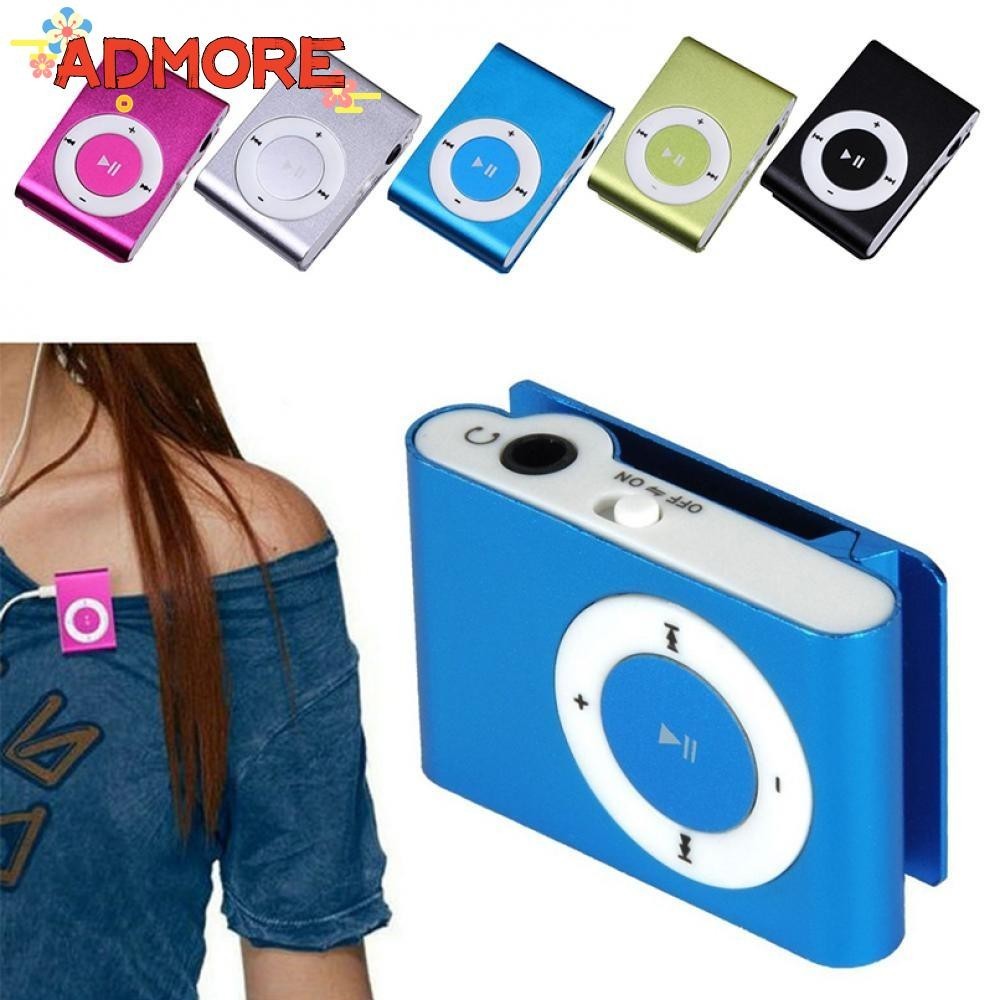 ADMORE MP3 Player, Mini Stylish Design Music Media MP3, USB Colourful ...