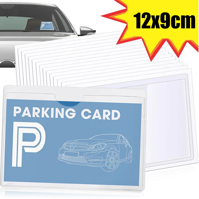 [Ready Stock] 12x9cm Self-adhesive Label Sticker Parking Permit ...