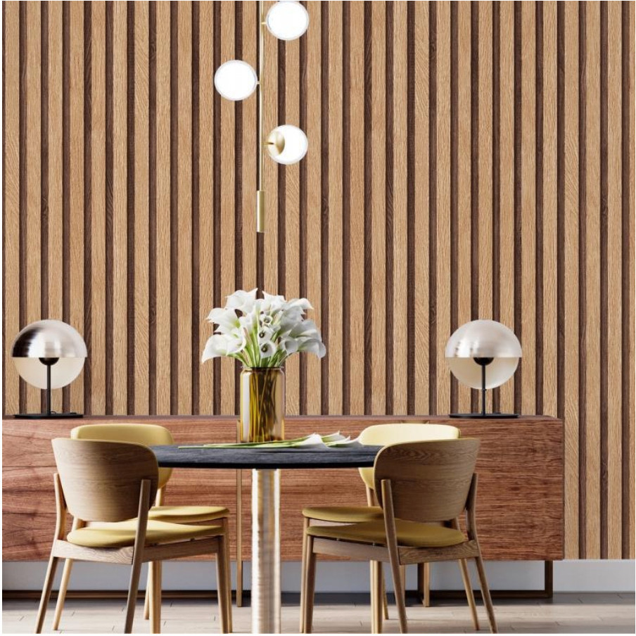KAYU Wall PAPER ELEGANT MOTIF WOODEN PANEL 9M to 10M x 45CM | Shopee ...