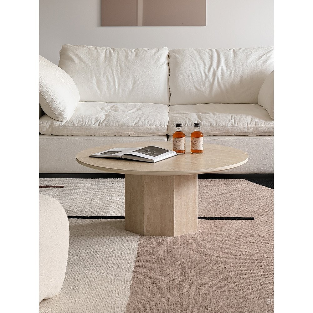 Ginoway Lone Style Coffee Table Coffee Table Marble Round Designer ...