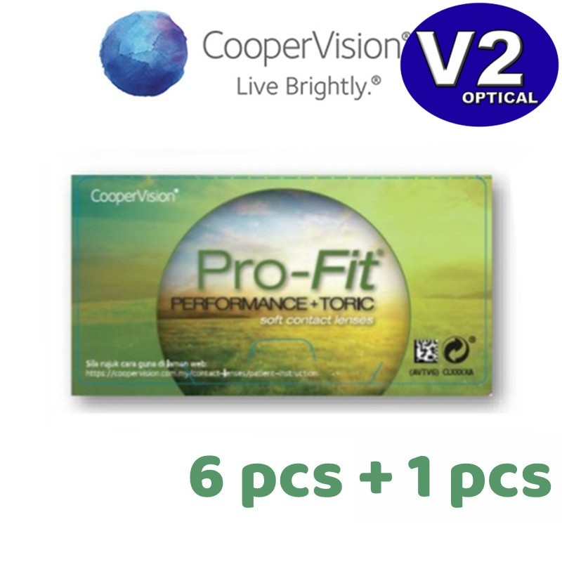(6 PCS + 1 PCS) Cooper Vision Pro-fit Performance+ Toric Astigmatism ...
