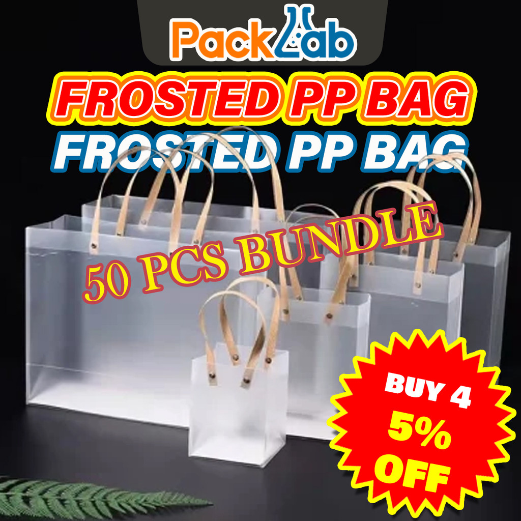 50PCS Transparent Plastic Wedding Doorgift Kahwin Goodies Beg 透明袋 Gift ...