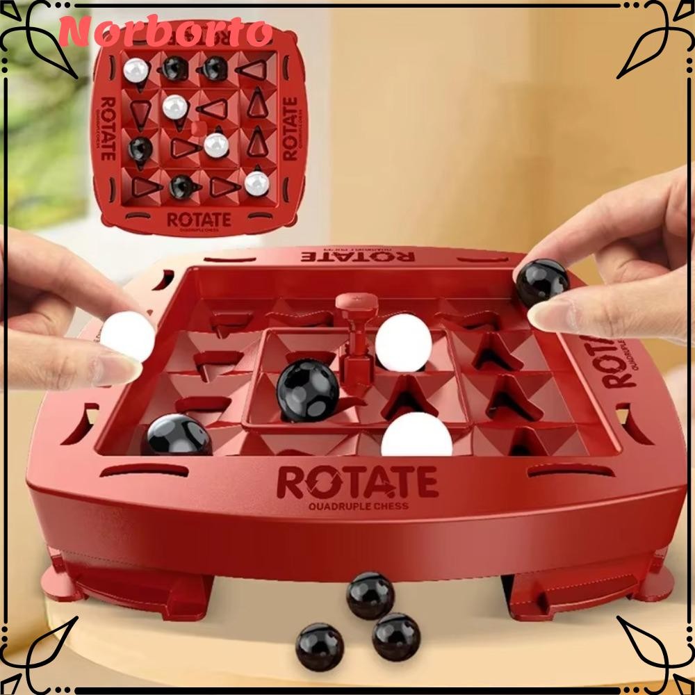NORBORTO Logic Chess Track Game, Double player With Storage Bag Orbit ...