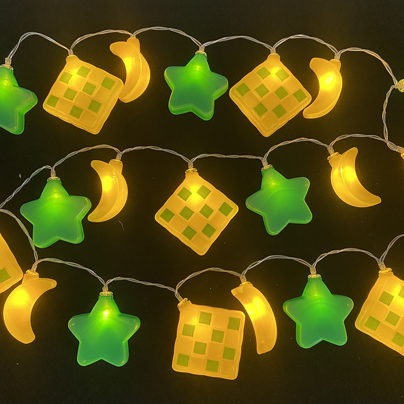 Lampu Raya LED Ketupat Hari Raya Decoration Light Curtain Fairy Light ...