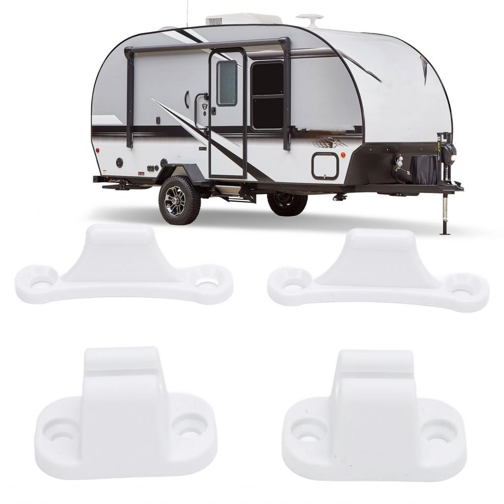Titishop 2 Sets RV Door Retainer Catch Nylon Prevent Wall Damage T ...