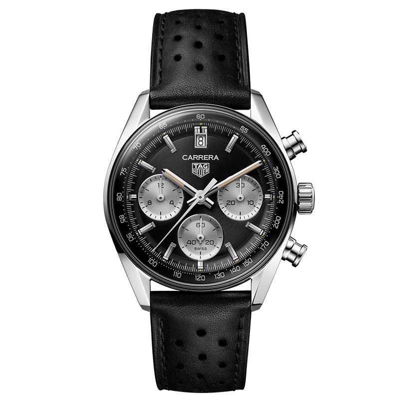 Tagf Heuerr Carla Series Chronograph Reverse Panda Disk Automatic ...