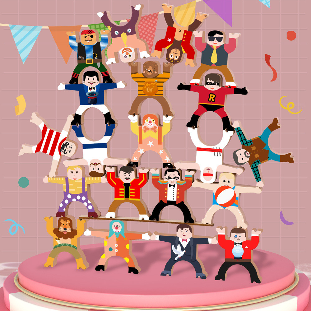 Doll Balance Building Blocks Hercules Bricks Pro Children Puzzle ...