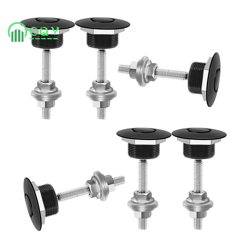 4X Push Button Quick Release Car Hood Bonnet Latch Pin Lock Bumper Clip ...