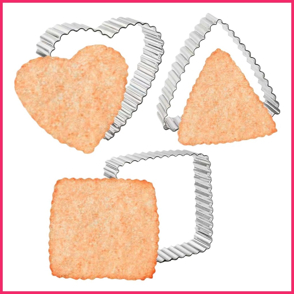 Cracker Cutter Shapes Stainless Steel Square Shape Fondant Cutter Easy ...