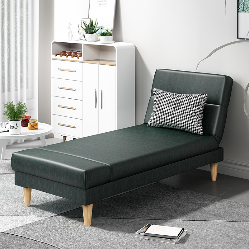 Katil Sofa Lounge Chaise PU Kulit Kulit untuk Ruang Tamu, Katil Sofa ...