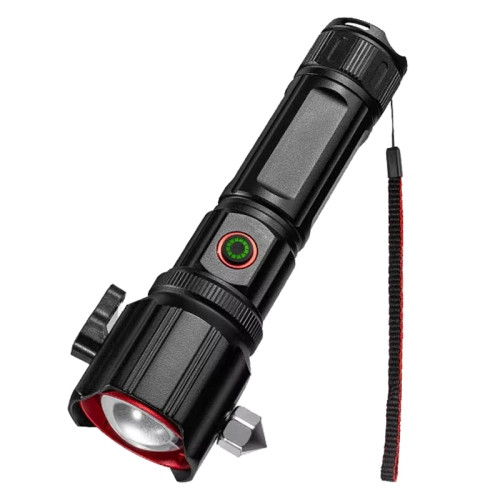 outdoor multifunctional new zoom flashlight outdoor Type-C dual light ...