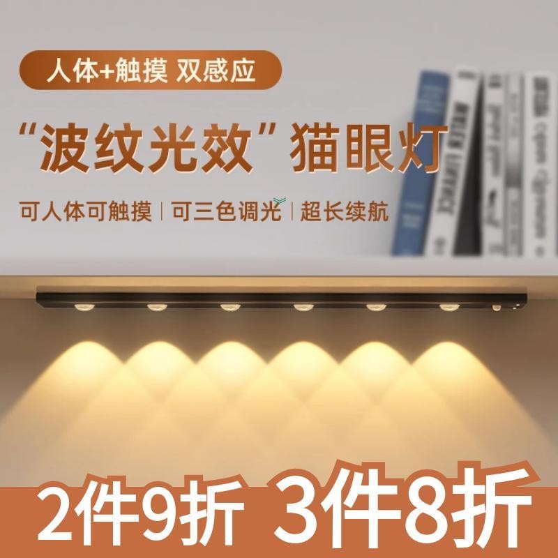 Led Rechargeable Human Body Induction Light Strip Wireless Self ...