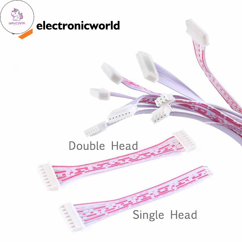 UN 10Pcs 2P/3/4/5/6/7/8/9/10/11/12 Pin JST XH2.54 2.54mm Pitch Female to Female Plug Wire Cable ...