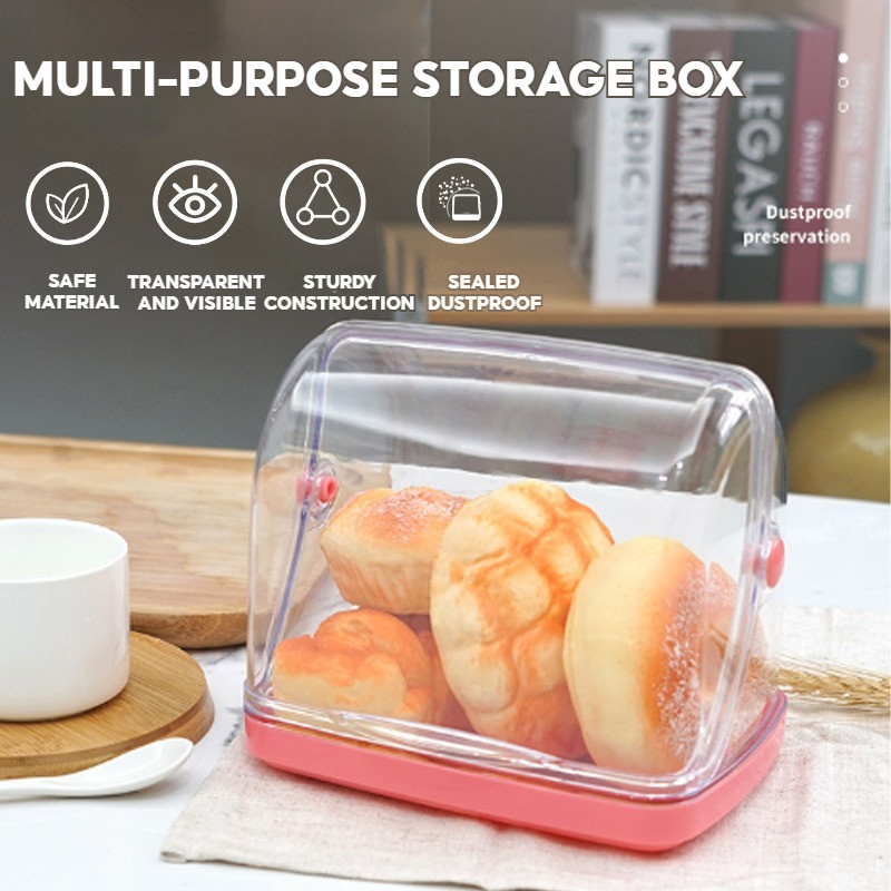 Bread case / Bread Box / Multipurpose Box / Bread Storage / Cake case ...